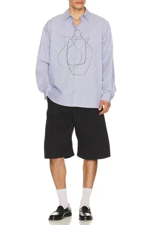 LE17SEPTEMBRE Belted Curved Shorts