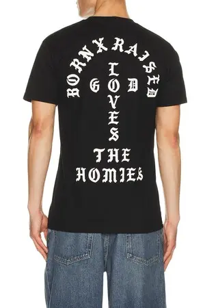 BORN X RAISED Unconditional Love Tee - Black