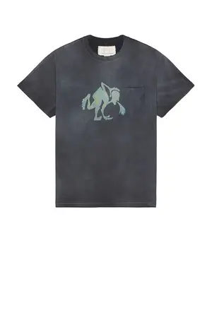 ERL Puke T-shirt Knit - Blue