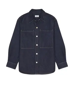 AGOLDE Atticus Shirt In Blue