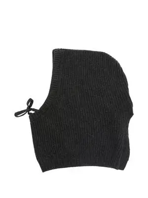 GRAN SASSO Ribbed Balaclava - Grey