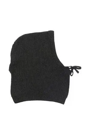 GRAN SASSO Ribbed Balaclava - Grey