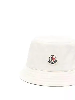 Moncler Logo-patch Bucket Hat - Blue