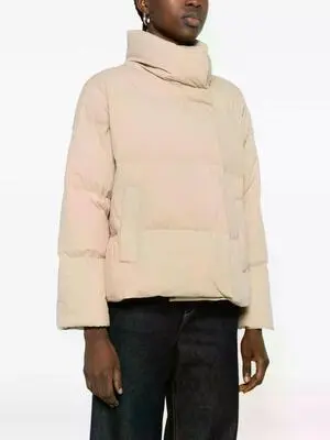 Max Mara Kaiser Funnel-neck Quilted Jacket