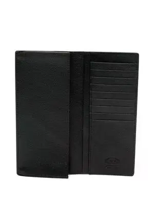 TOD'S Logo-detail Leather Wallet - Black