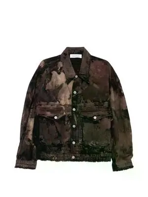 ÉTUDES STUDIO Bleached Denim Jacket - Brown