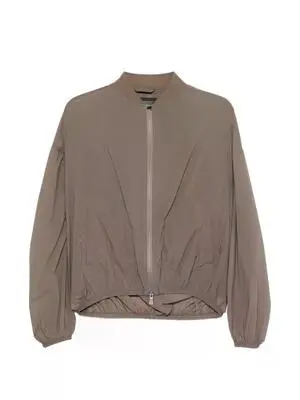 Herno Zip Fastening Bomber Jacket - Brown