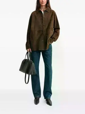 TOTEME Suede Overshirt Coat
