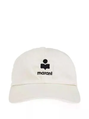 Isabel Marant Logo Embroidered Cap - White