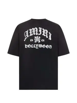 Amiri Hollywood Crew Neck T-shirt - Black