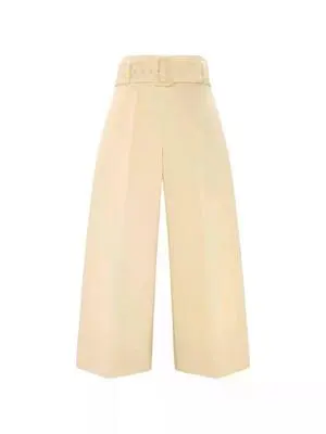 Dorothee Schumacher Belted Wide Leg Trousers - Neutrals