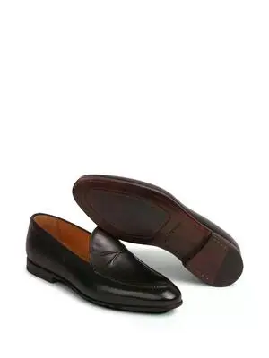 Bontoni Grained Leather Loafers