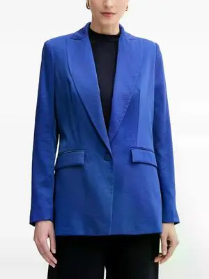 MORGAN Shawl-lapel Blazer - Blue