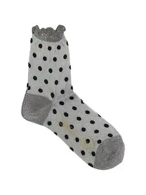 ANTIPAST Polka Dot-pattern Socks - Grey