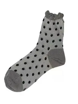 ANTIPAST Polka Dot Patterned Socks - Grey