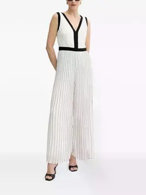 MORGAN V-neck Pleated Jumpsuit