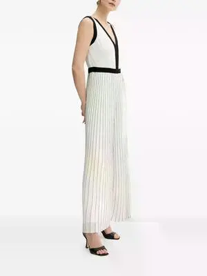 MORGAN V-neck Pleated Jumpsuit