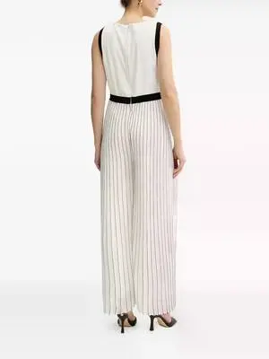 MORGAN V-neck Pleated Jumpsuit