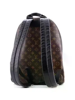 LOUIS VUITTON Josh Macassar Monogram Canvas Backpack - Brown