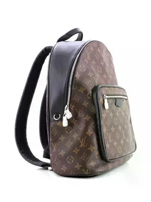 LOUIS VUITTON Josh Macassar Monogram Canvas Backpack - Brown