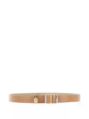 GIANNI CHIARINI Metal-detail Leather Belt - Neutrals
