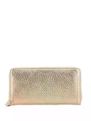 GIANNI CHIARINI Bubble Zip Wallet - Gold