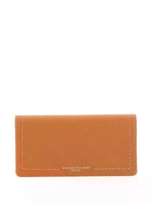 GIANNI CHIARINI Bubble Leather Wallet - Orange