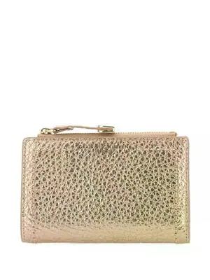 GIANNI CHIARINI Bubble Leather Wallet - Gold