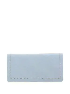 GIANNI CHIARINI Bubble Printed-logo Leather Wallet - Blue