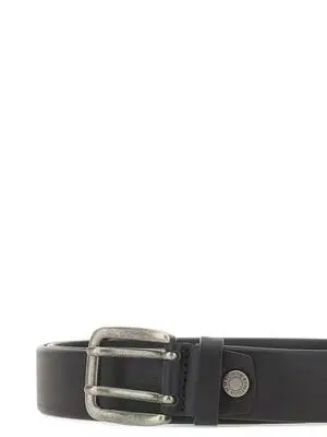 GIANNI CHIARINI Leather Belt - Black