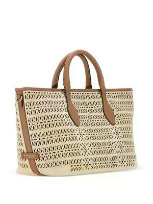 GIANNI CHIARINI Laser-cut Tote Bag - Neutrals