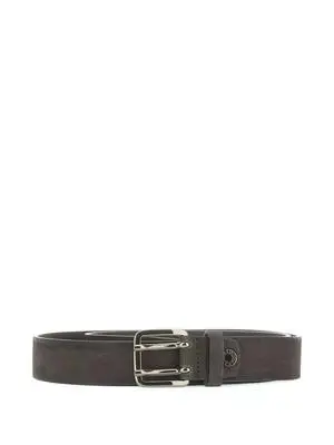 GIANNI CHIARINI Buckled Leather Belt - Grey