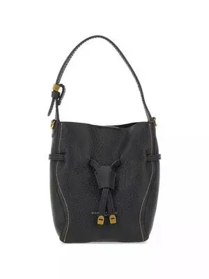 GIANNI CHIARINI Sienna Leather Tote Bag - Black