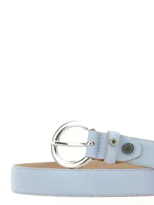 GIANNI CHIARINI Leather Belt - Blue