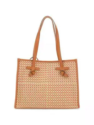 GIANNI CHIARINI 32 Miss Marcella Houndstooth Tote Bag