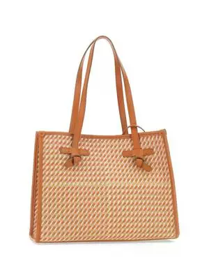 GIANNI CHIARINI 32 Miss Marcella Houndstooth Tote Bag