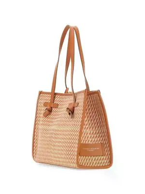 GIANNI CHIARINI 32 Miss Marcella Houndstooth Tote Bag