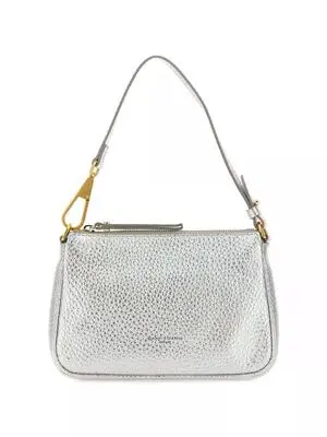 GIANNI CHIARINI Brooke Maxi-grain Strap Shoulder Bag - Silver