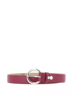 GIANNI CHIARINI Hammered Leather Belt - Pink