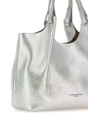 GIANNI CHIARINI Dua Bubble Leather Tote Bag