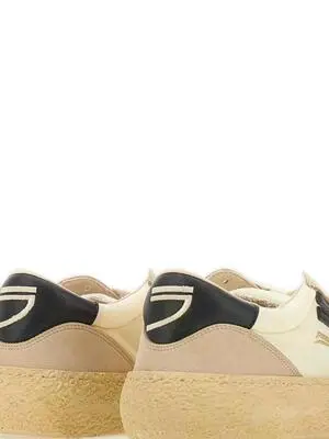 PURAAI Panelled Lace-up Sneakers - Neutrals