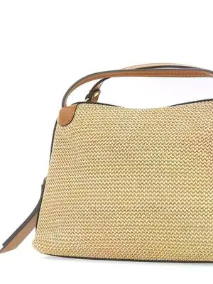 GIANNI CHIARINI Alifa Raffia And Leather Tote Bag - Neutrals
