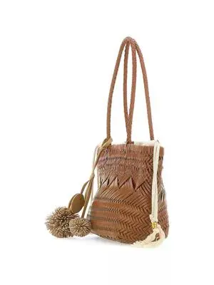 GIANNI CHIARINI Medium Paloma Braided Shoulder Bag
