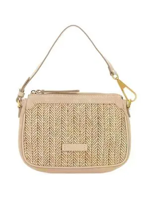 GIANNI CHIARINI Brooke Interwoven Shoulder Bag - Neutrals