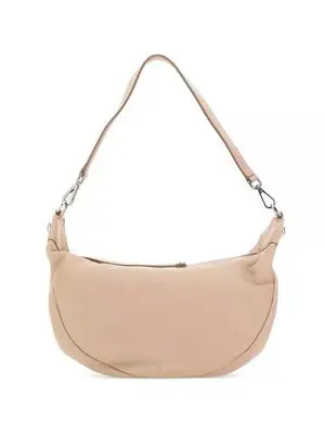 GIANNI CHIARINI Aisha Zip Grained Leather Shoulder Bag - Neutrals
