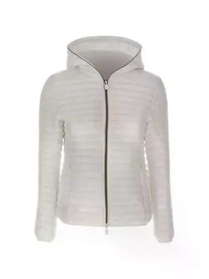 SAVE THE DUCK Hooded Quilted Jacket - White