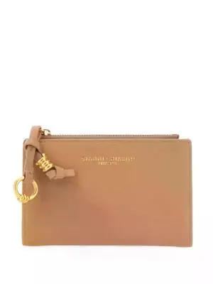 GIANNI CHIARINI Knot-detail Zip Wallet - Neutrals