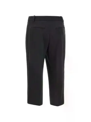 Elisabetta Franchi Tailored Cropped Trousers - Black