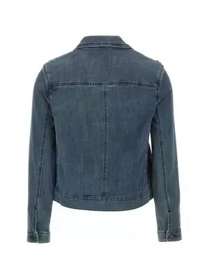ELENA MIRO` Sequin-embellished Denim Jacket