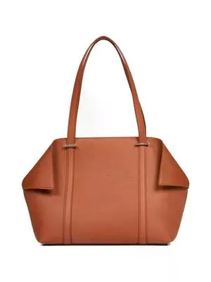FERRAGAMO Folded Leather Shoulder Bag